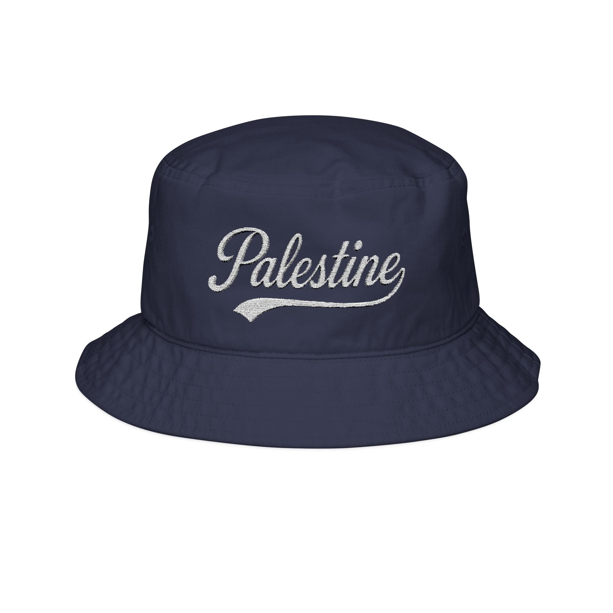Palestine Embroidered Bucket Hat – Silenced Roots