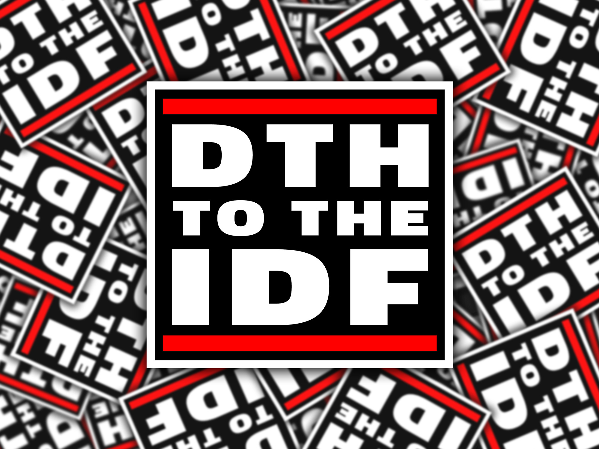 Death to the IDF – 4″ Vinyl Sticker Pack | Political Protest Stickers ...