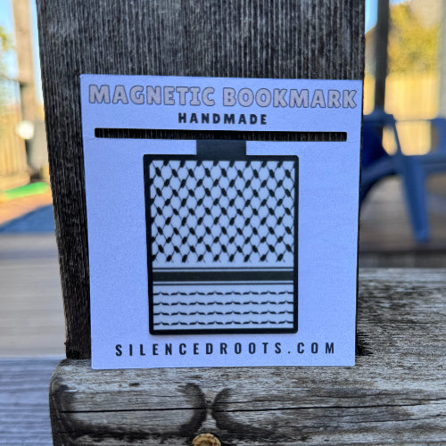Keffiyeh Pattern Magnetic Bookmark – Palestinian Heritage Marker ...